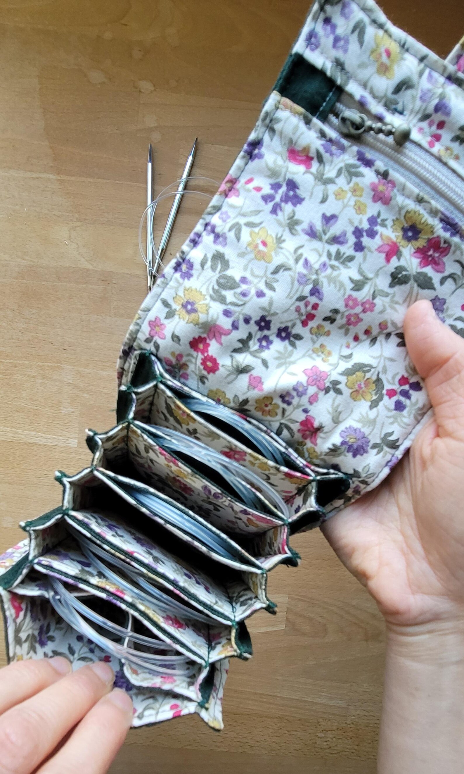 Handmade Circular Knitting Needle Case | Celebrate Spring With Linen ...