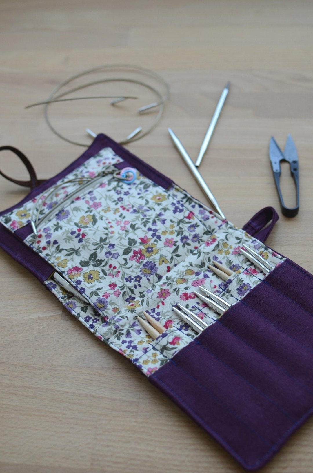 Knitting Needle Case Interchangeable Knitting Needle Organize ...