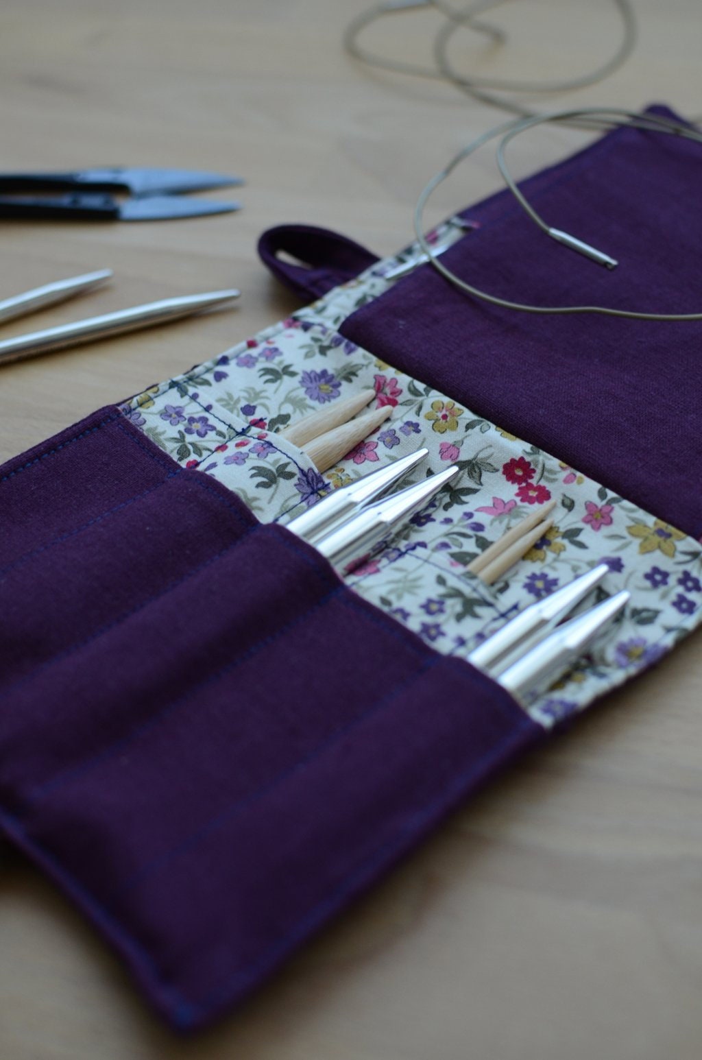 Knitting Needle Case Interchangeable Knitting Needle Organize ...