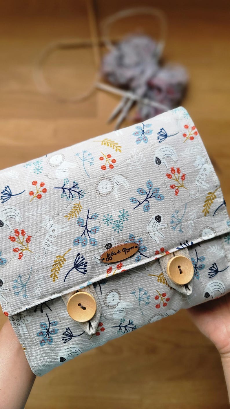 Knitting Needle Case | Custom Circular Needle Storage Bag - Etsy