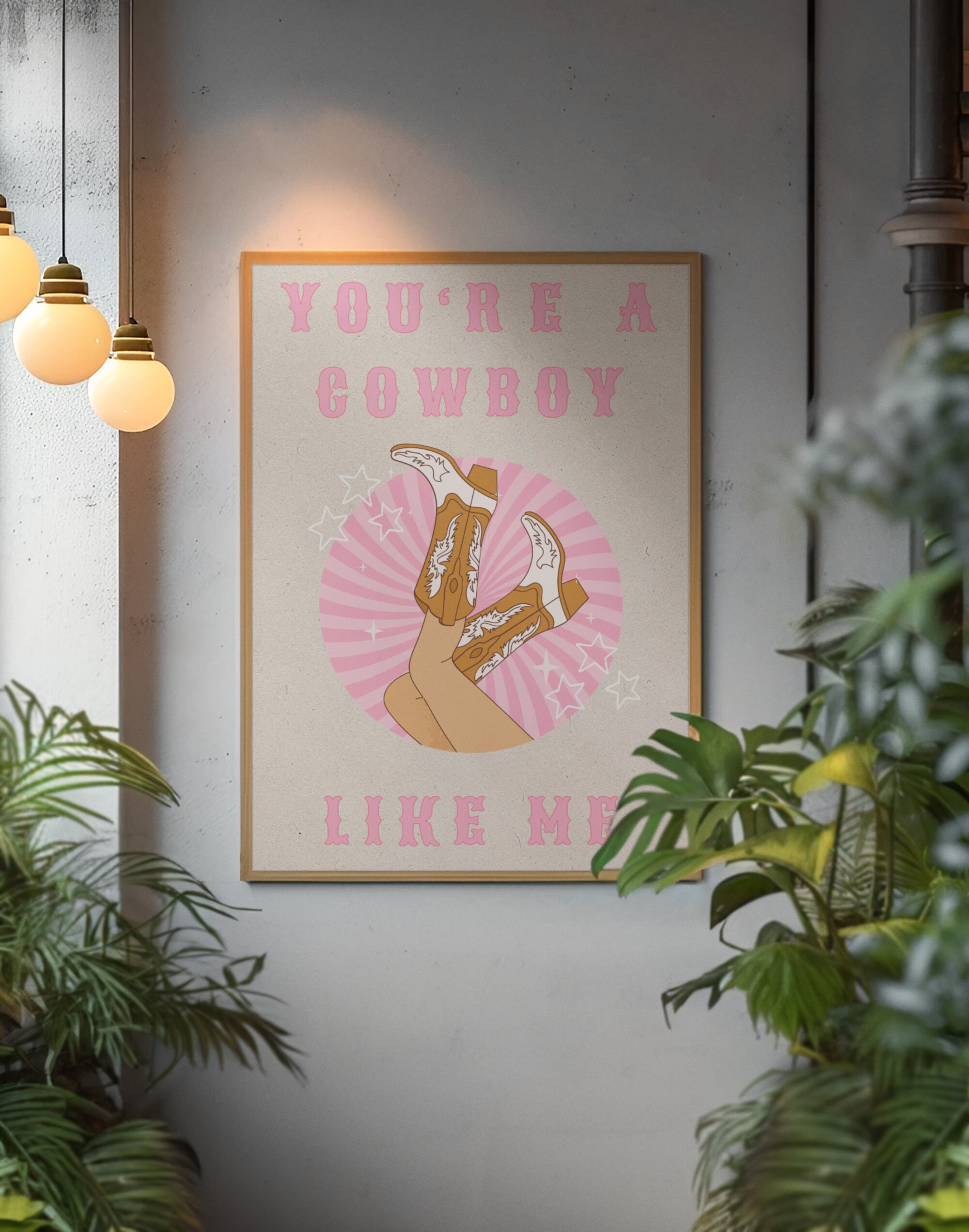 Taylor Poster, Swift Lover Poster for Bedroom, Lyrics You're A Cowboy ...