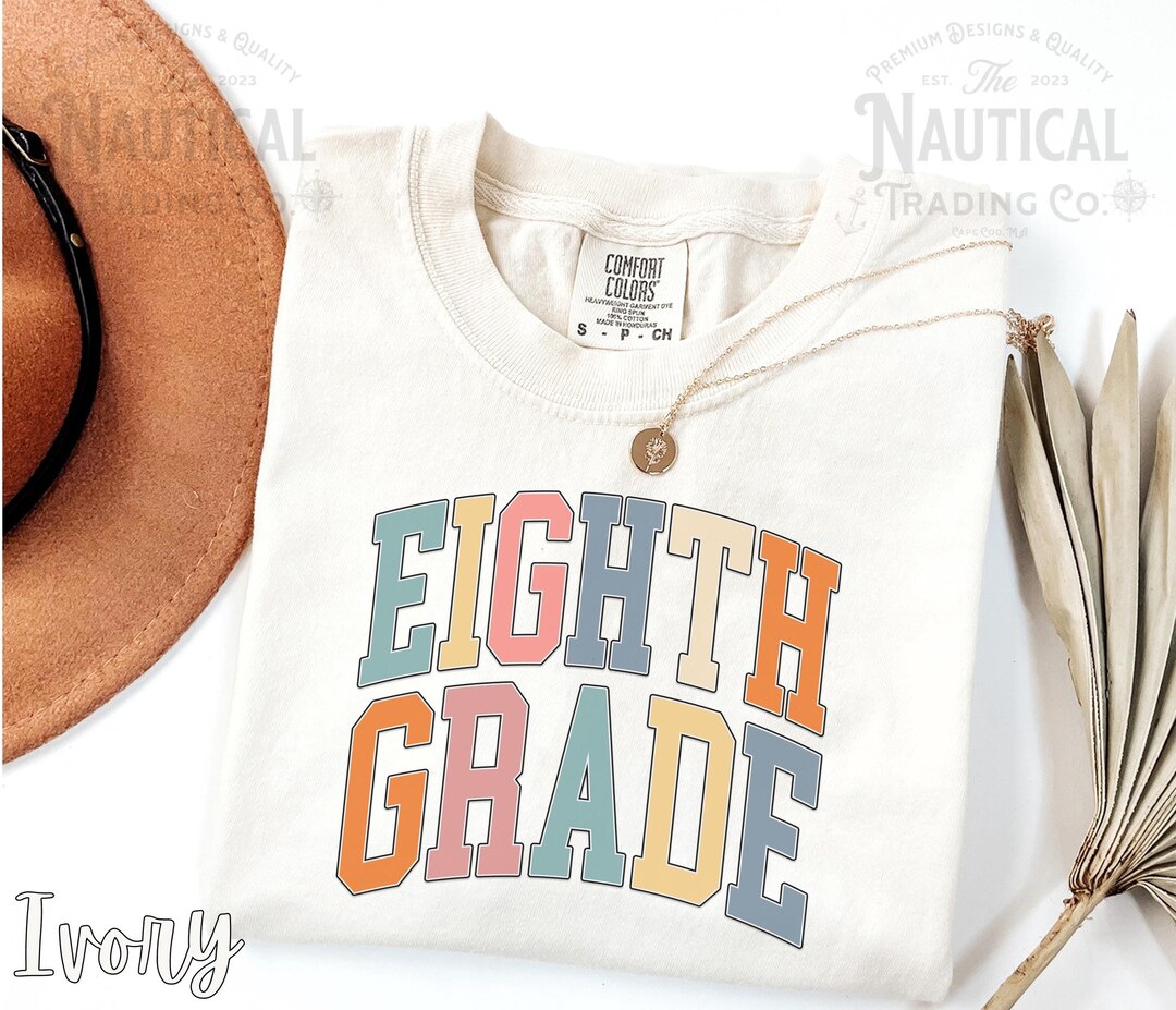 Eighth Grade Shirt, Eighth Grade Teacher Shirt, Eighth Grade T-shirt ...