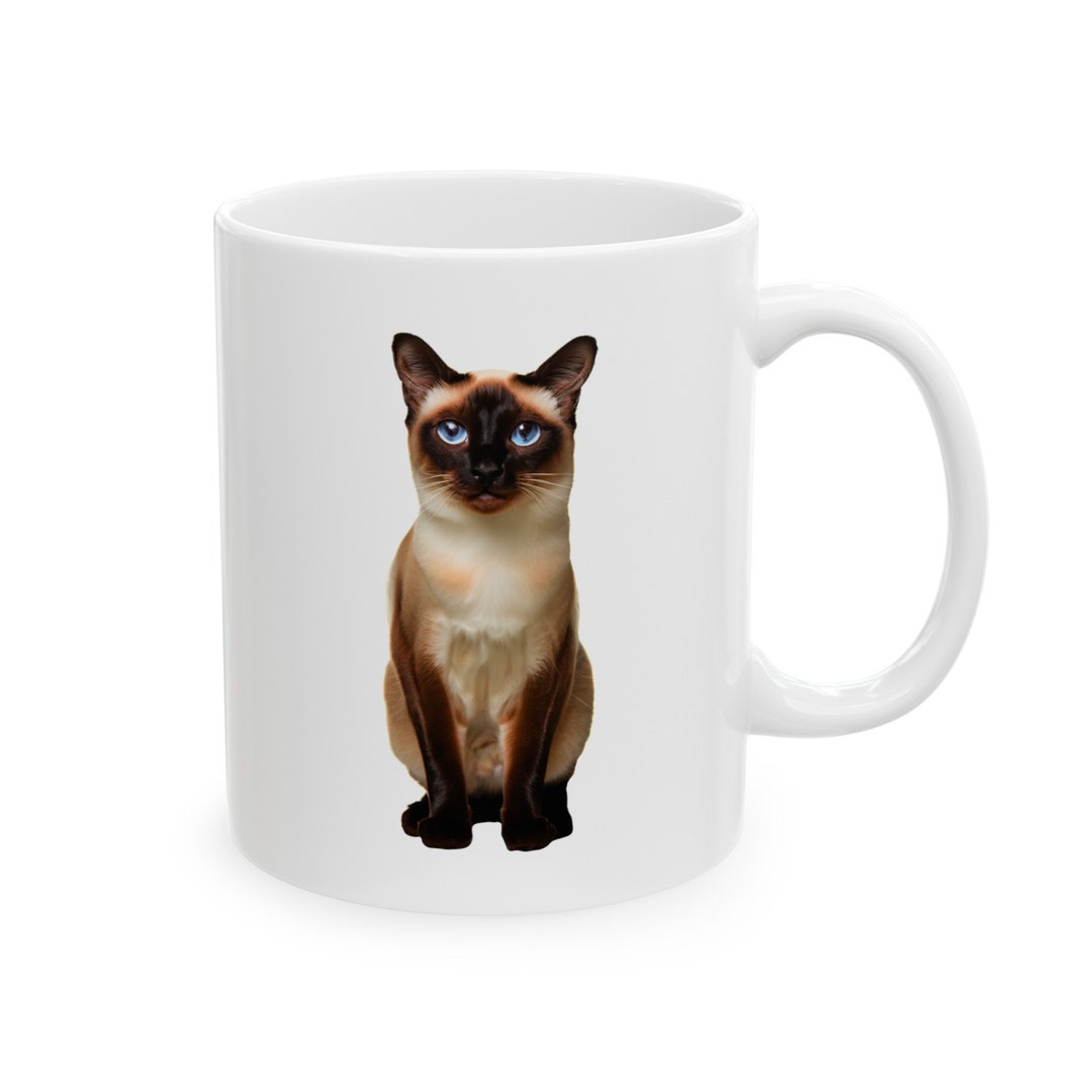 Siamese Cat Coffee Mug Water Tea Cup - Etsy