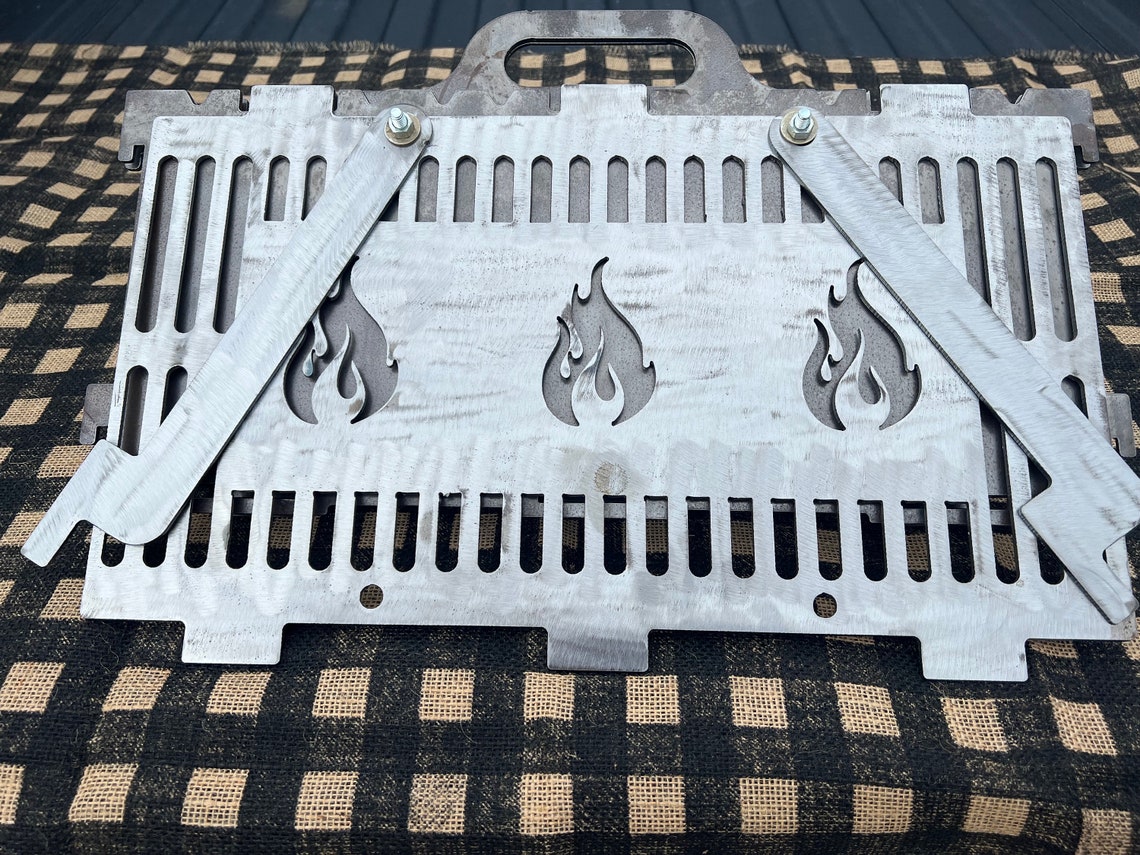 Collapsible Portable Grill. Camping, Small Out Door Cooking Grills. - Etsy