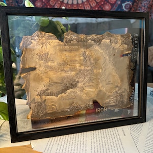 Fourth Wing / Iron Flame Map of Navarre - Coffee Stained - 8x10in - Etsy