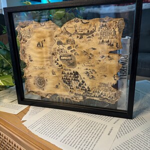 Powerless / Reckless Map of Ilya - Coffee Stained - 8x10in - Etsy