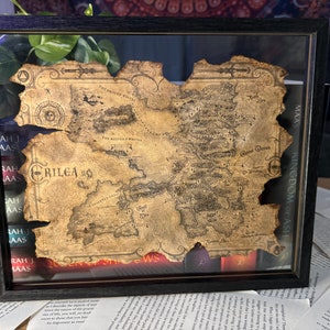 Throne of Glass Erilea Map - Etsy