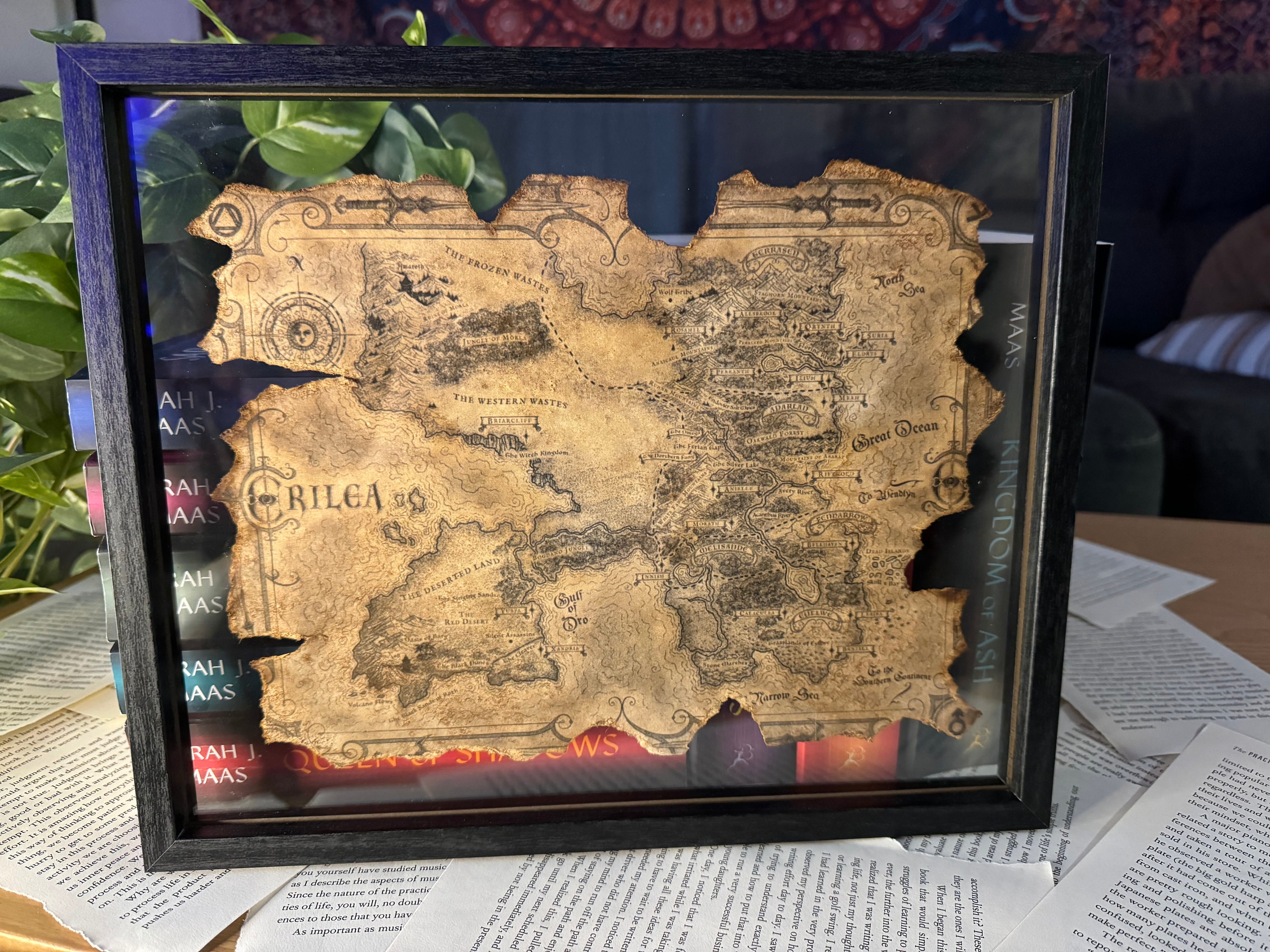 Throne of Glass Erilea Map - Etsy