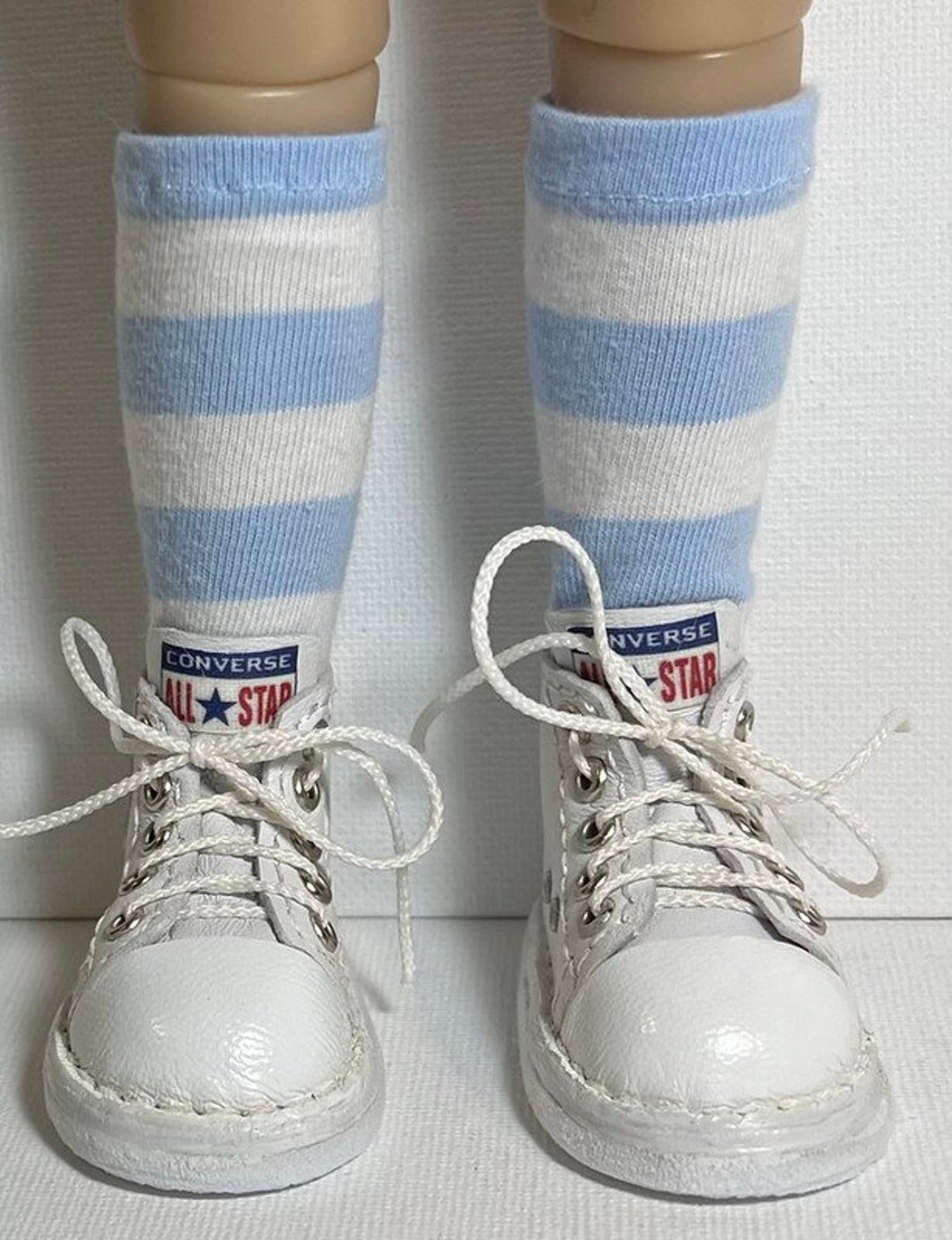 Baby Blue Wide Stripes...tall Socks for Ruby Red FF Dolls... - Etsy
