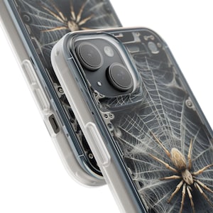 Halloween Spiderweb Design Creepy Spider Phone Case for iPhone Scary ...