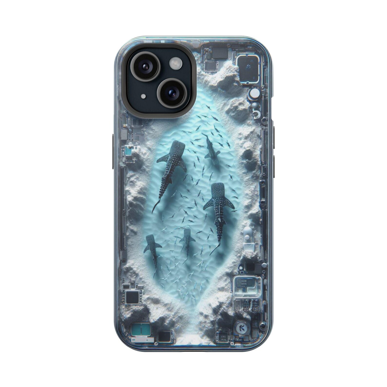 Whaleshark Shark Ocean Phone Casing Whale Shark Resin Illusion 3d Deep ...