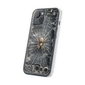 Halloween Spiderweb Design Creepy Spider Phone Case for iPhone Scary ...