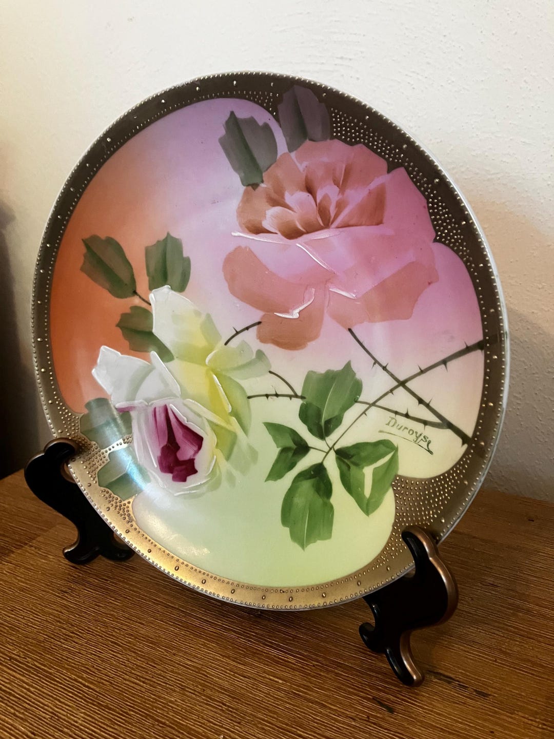 Imperial Empire Plate Stunning Detail Antique P. L. Imperial Empire ...