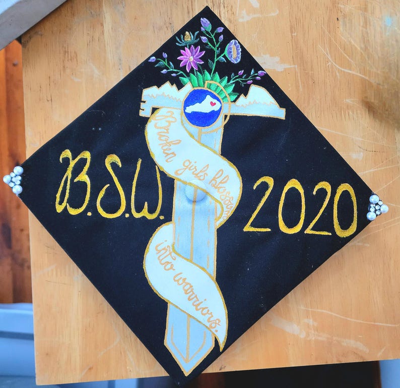 Customized Painted Graduation Cap - Etsy