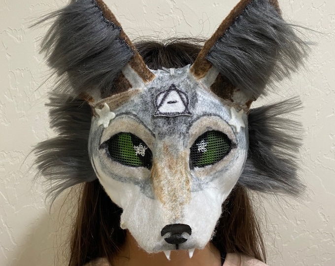 Wolf Therian Mask - Etsy