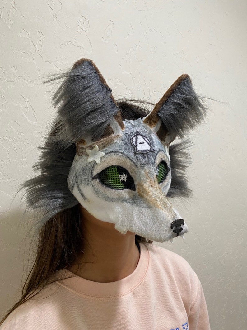 Wolf Therian Mask - Etsy Australia