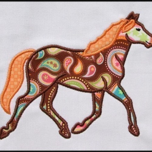 Rocking Horse Machine Embroidery Design Embroidery Designs | Etsy