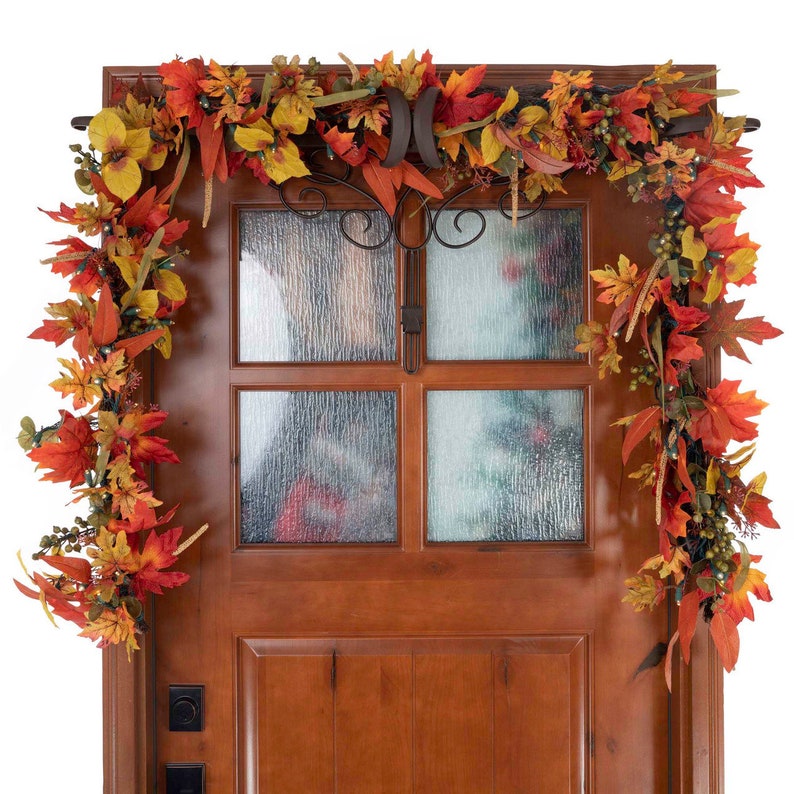 Fall-themed Lighted Garland Custom Lengths for Table Runners, Fireplace ...