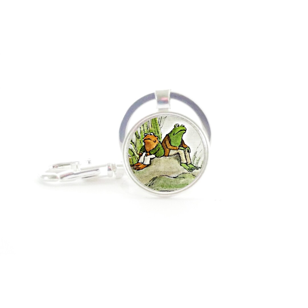 Frog and Toad Together Are Friends Key Ring Key Chain Frog Toad Jewelry ...