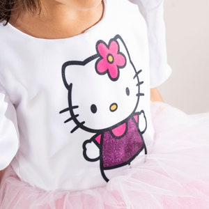 Hello Kitty Toddler Costume: Pink Tulle Dress With Crown - Etsy