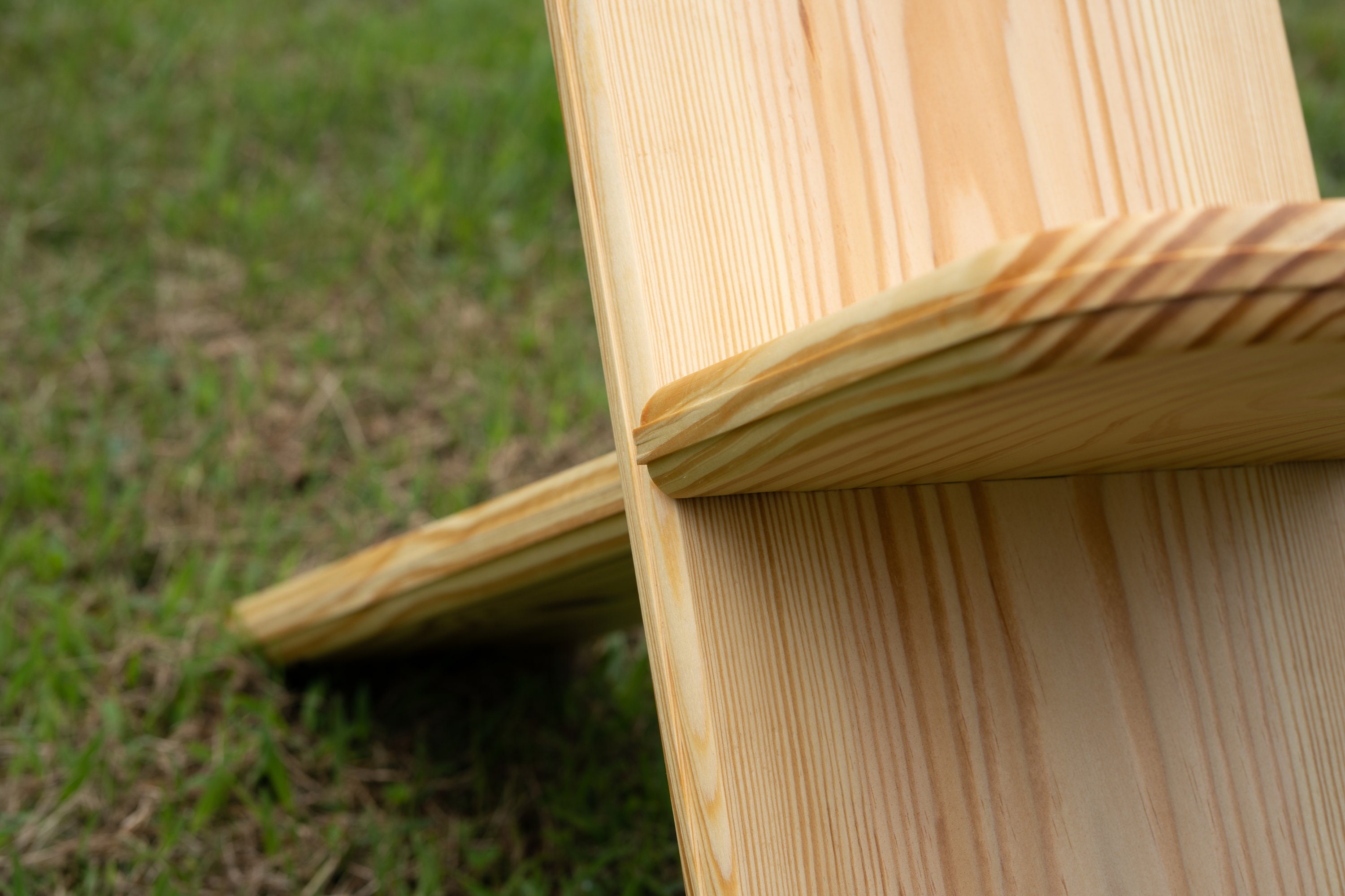 Solid Wood Viking Interlocking Chair Norse-inspired Handcrafted Furniture Rustic & Durable ...