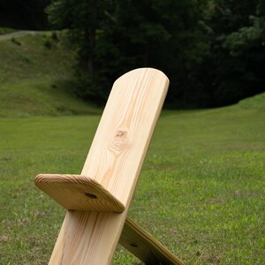Solid Wood Viking Interlocking Chair Norse-inspired Handcrafted ...