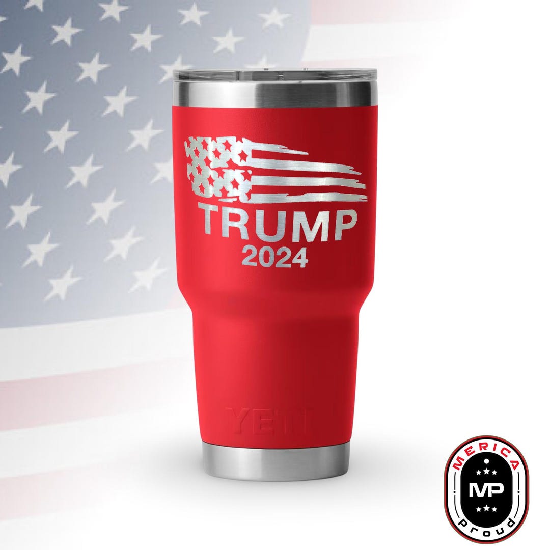 Trump 2024 Laser Engraved 30oz Tumbler, MAGA, Trump for President, I'm ...