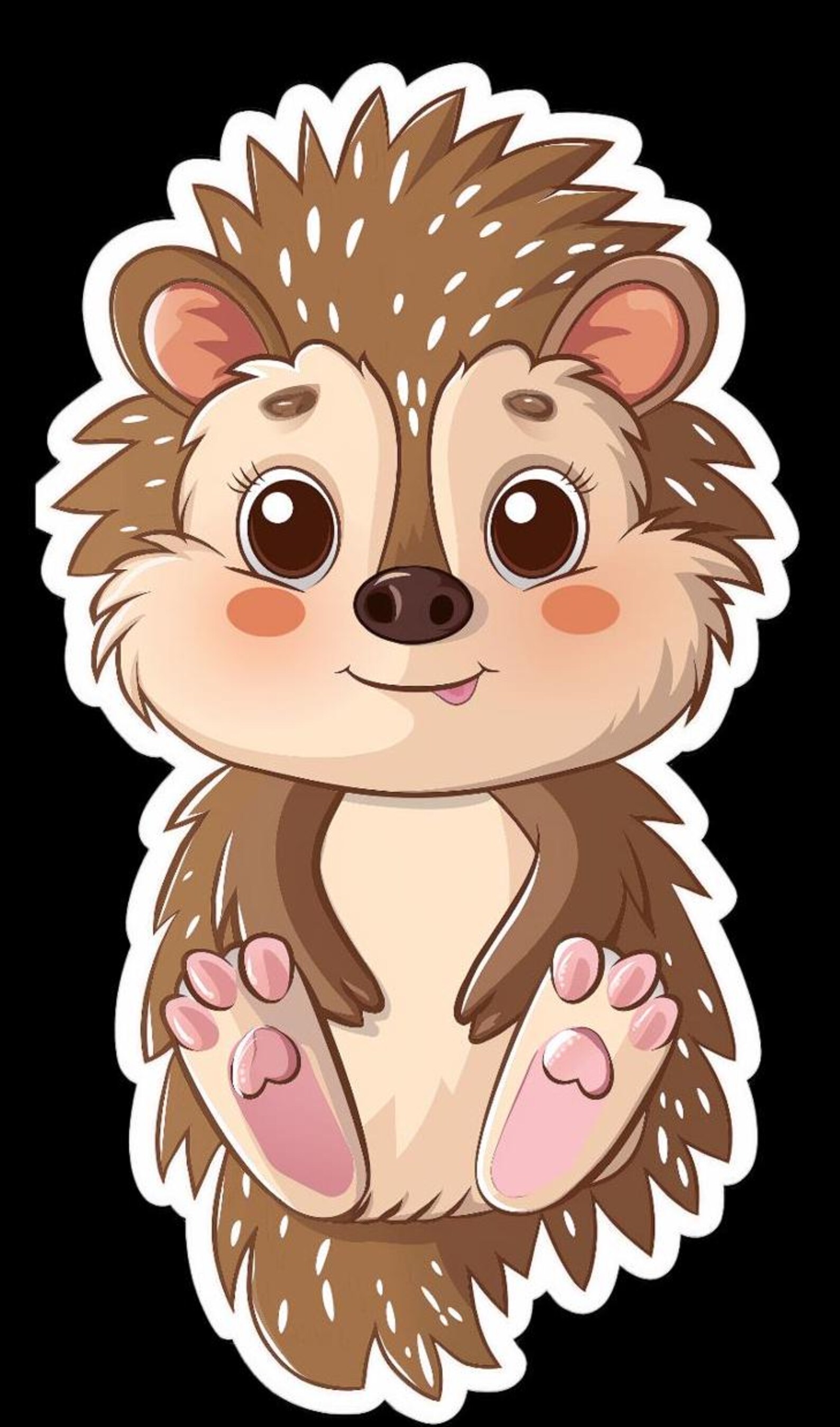 Cute Baby Animal Stickers, Cartoon Woodland Animal Stickers, Adorable ...