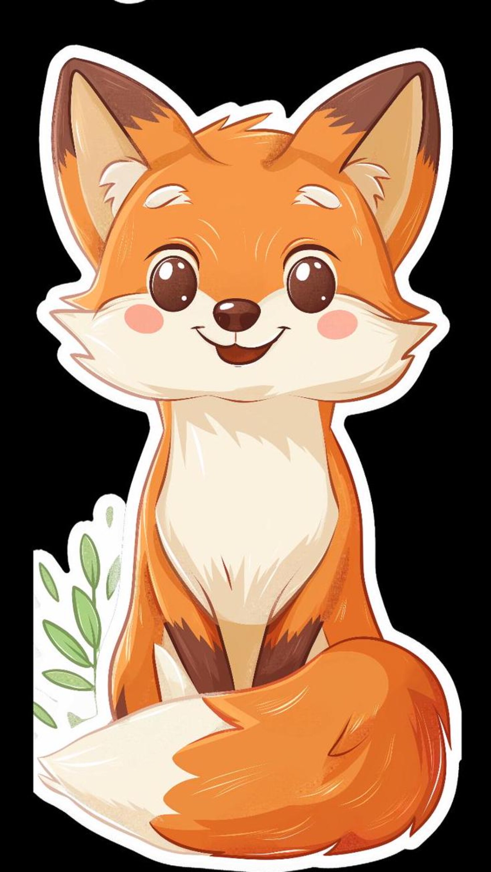 Cute Baby Animal Stickers, Cartoon Woodland Animal Stickers, Adorable ...