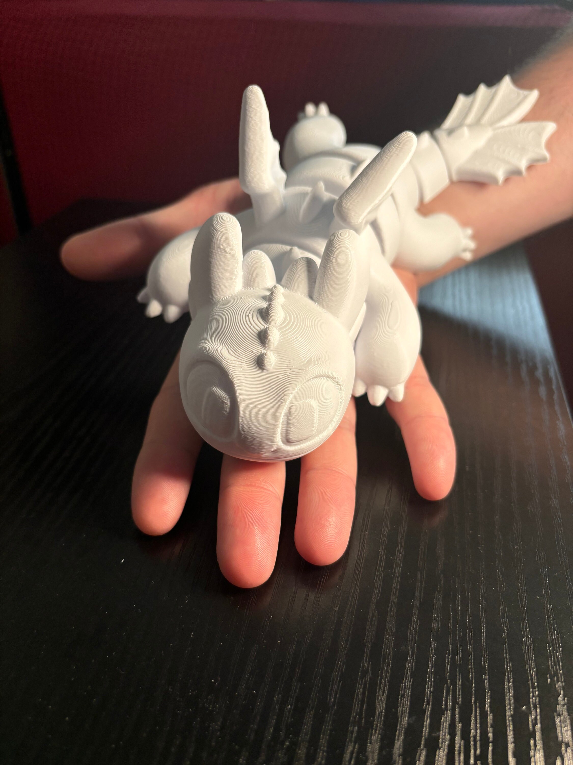 DIY 3D Articulated Toothless Painting Kit Gift Ideas Ready to Paint 3D ...