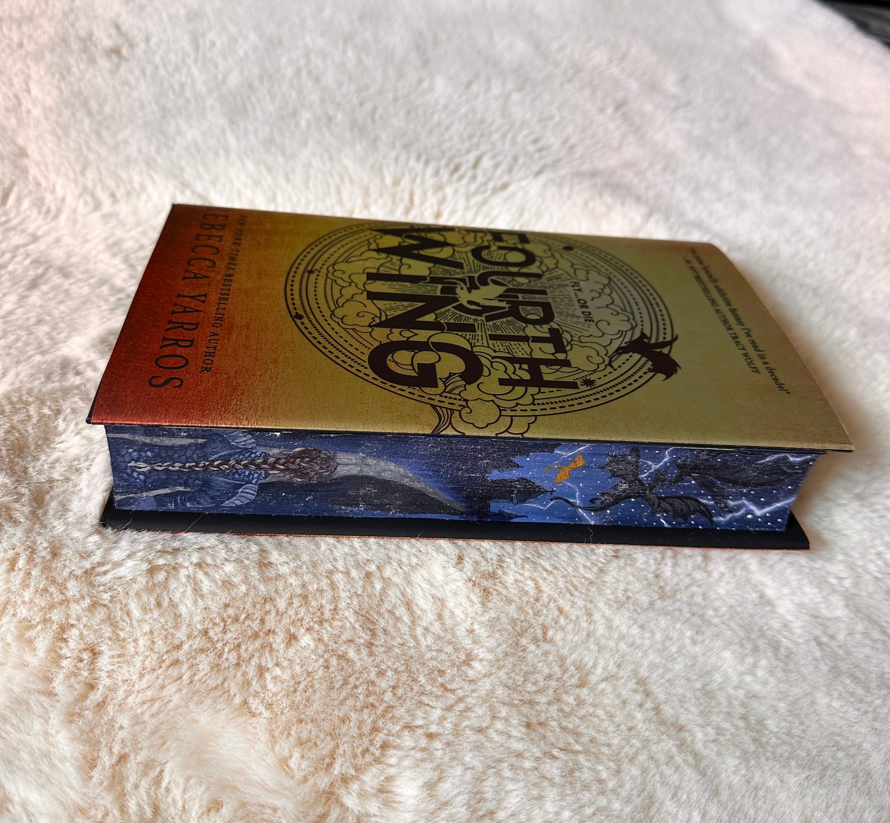 Fourth Wing Custom Painted Pages - Etsy