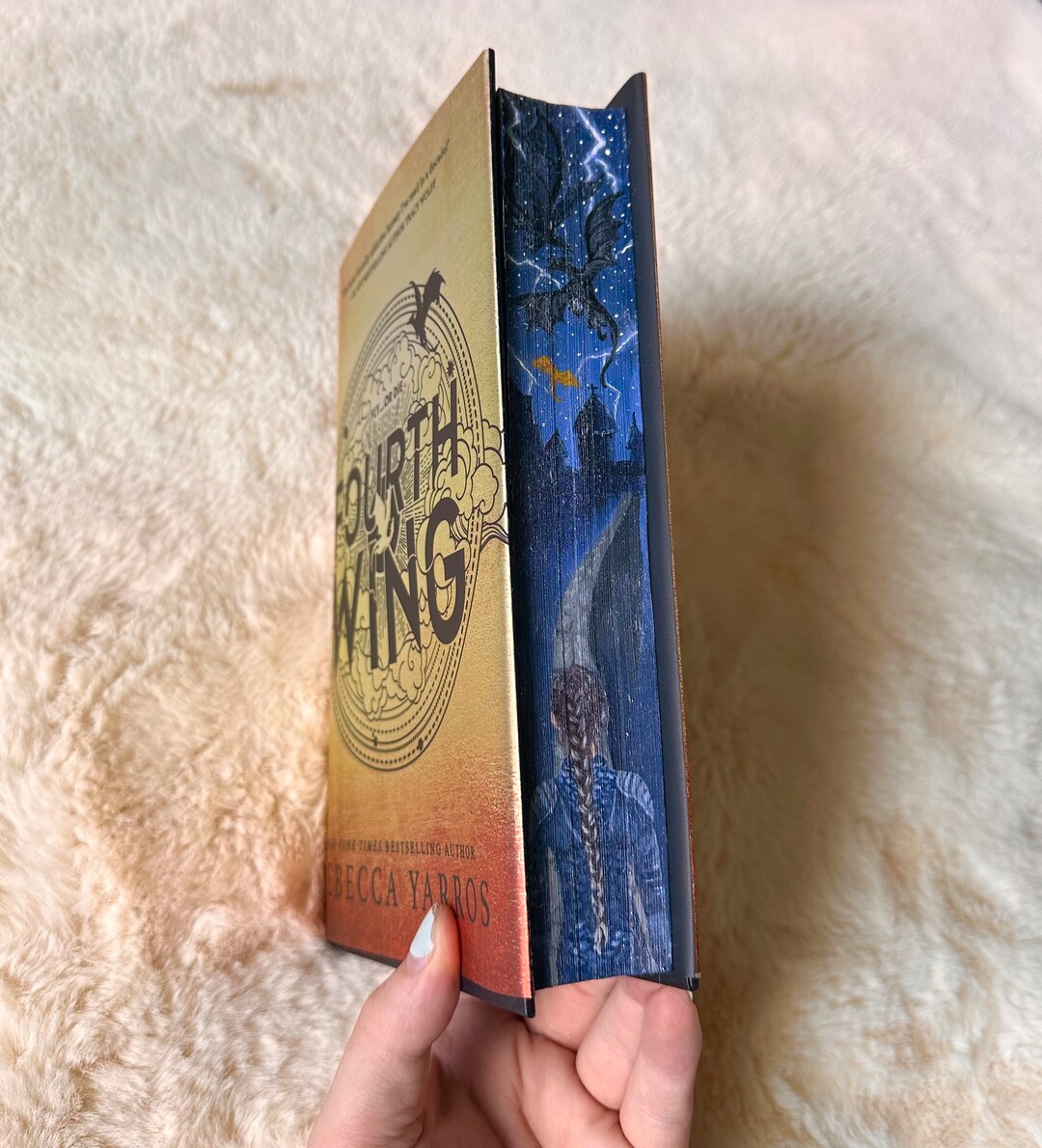 Fourth Wing Custom Painted Pages - Etsy