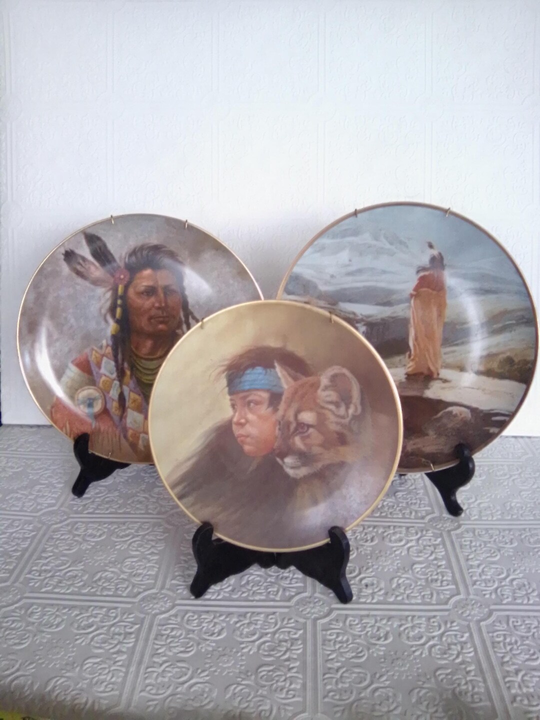 Indian Collector Plates - Etsy