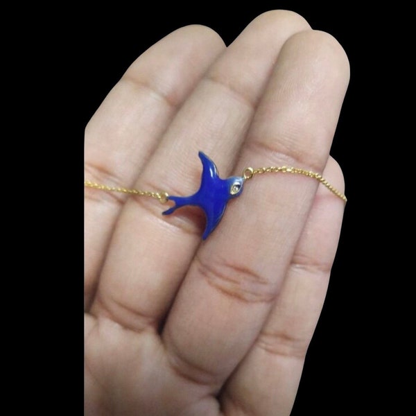 Bluebird Necklace - Etsy