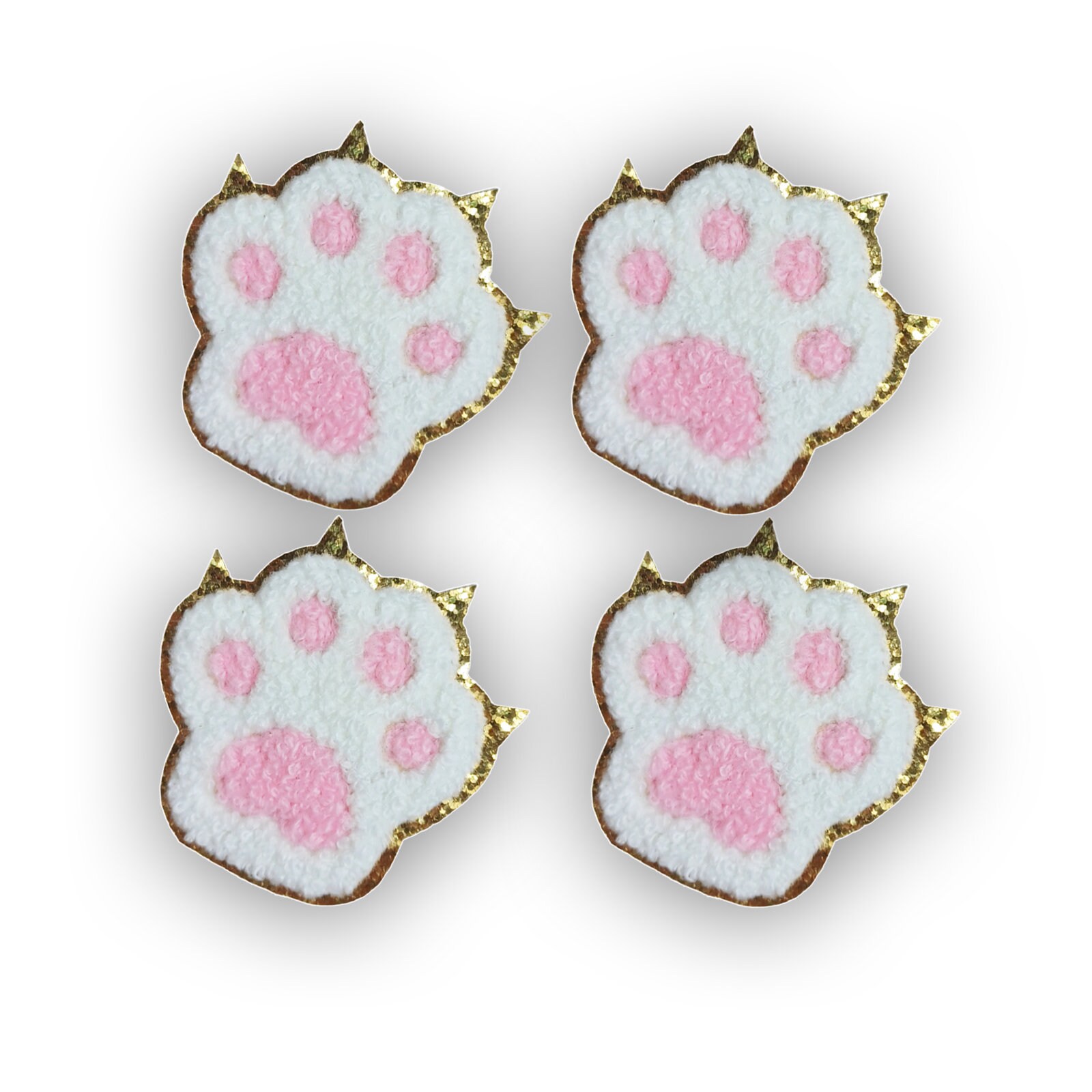 Stick-on Paw Print Chenille Patch, Cat Mom Paw Patch, Dog Mom Paw Patch ...