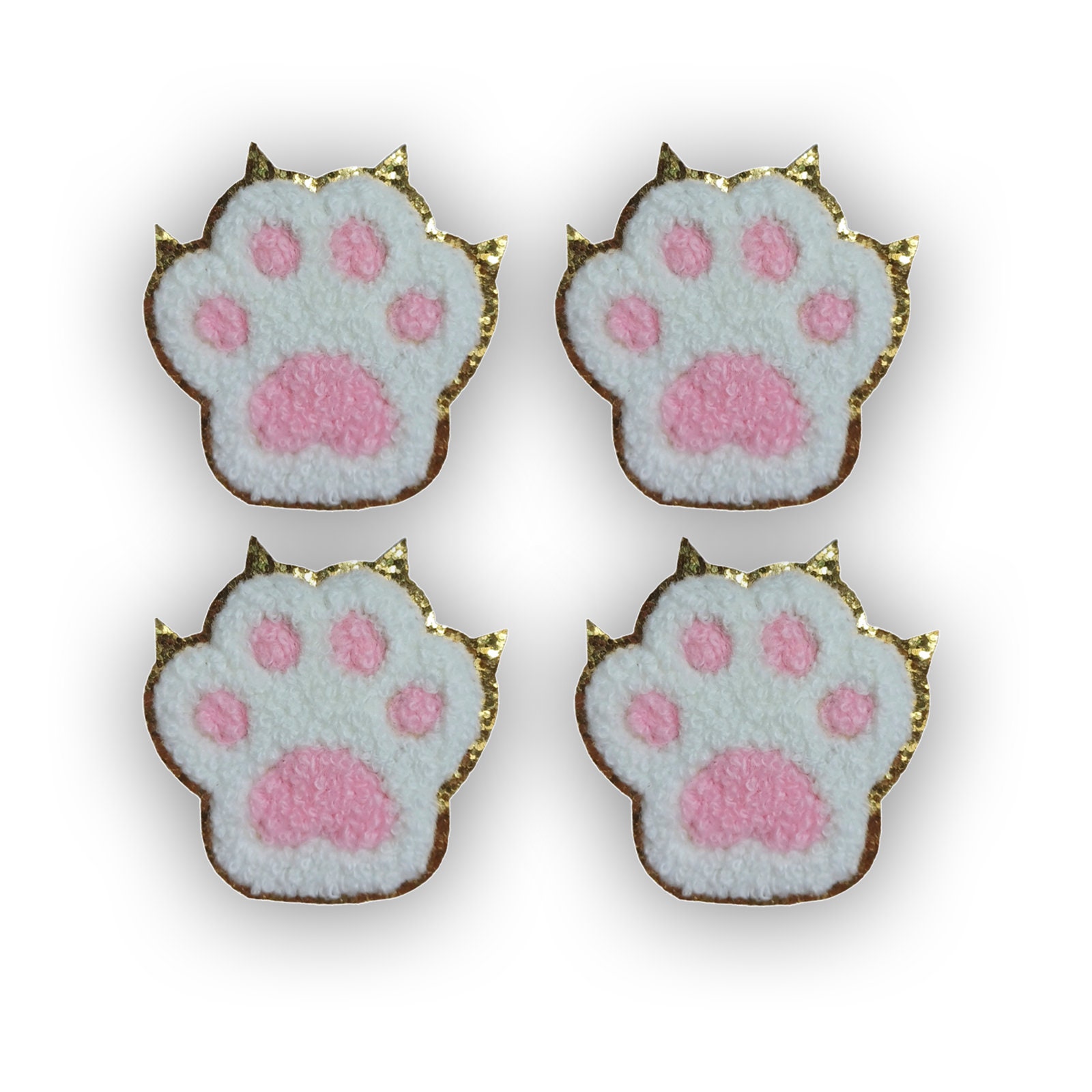 Stick-on Paw Print Chenille Patch, Cat Mom Paw Patch, Dog Mom Paw Patch ...