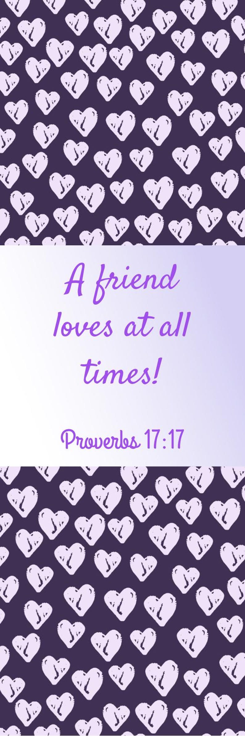 Custom-made Faith & Love Bible Bookmarks - Set of 4, Encouraging ...