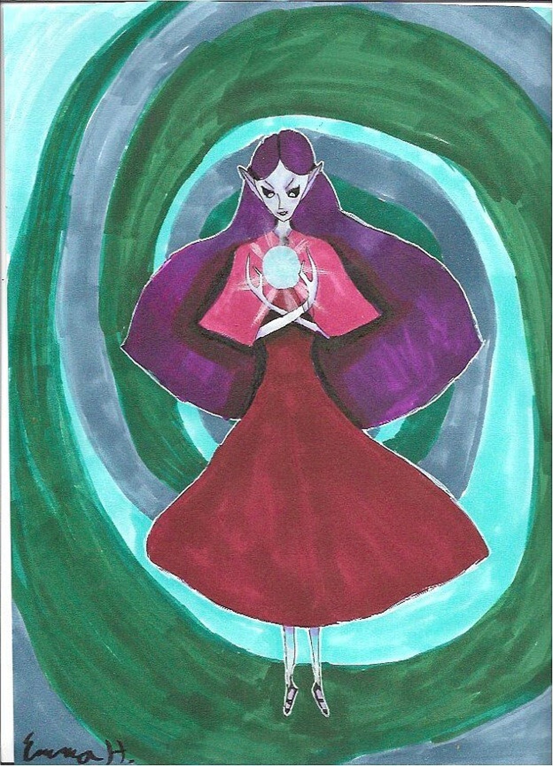 Dark Elf Seer - Etsy