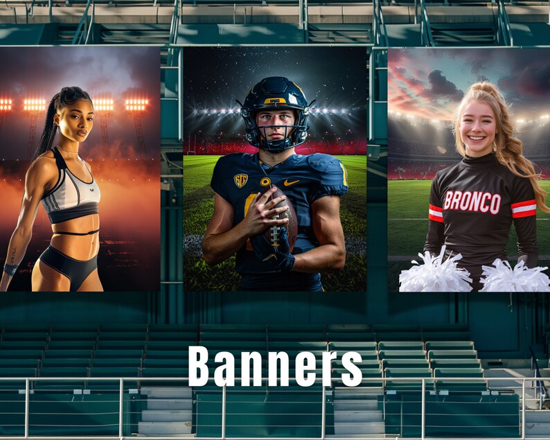 Stadium Lights Digital Backdrops. Composite Backgrounds of Sports Arena ...
