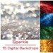 Sparkle Glitter Cheer Digital Backdrops. Photoshop Audio Backgrounds ...