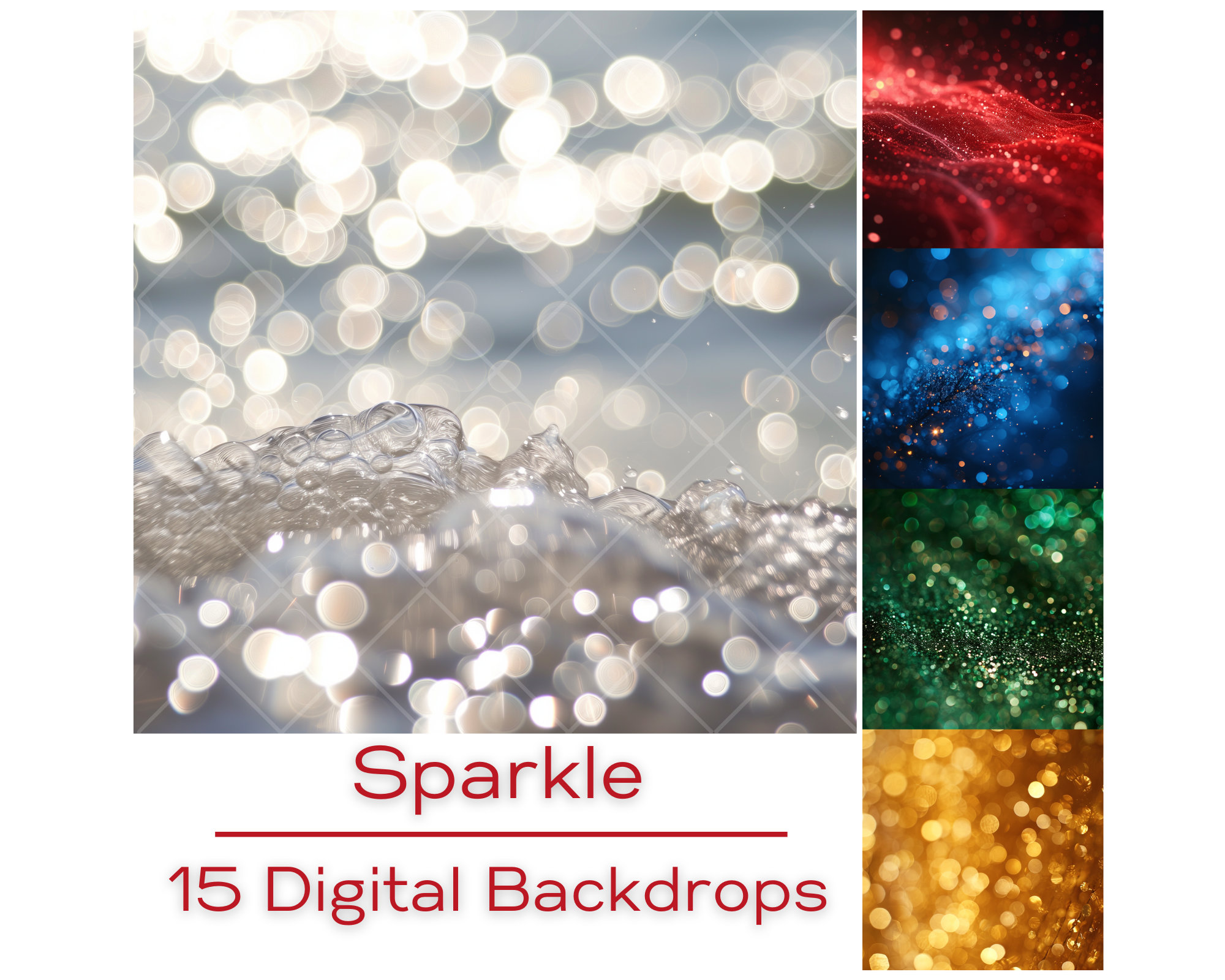 Sparkle Glitter Cheer Digital Backdrops. Photoshop Audio Backgrounds ...