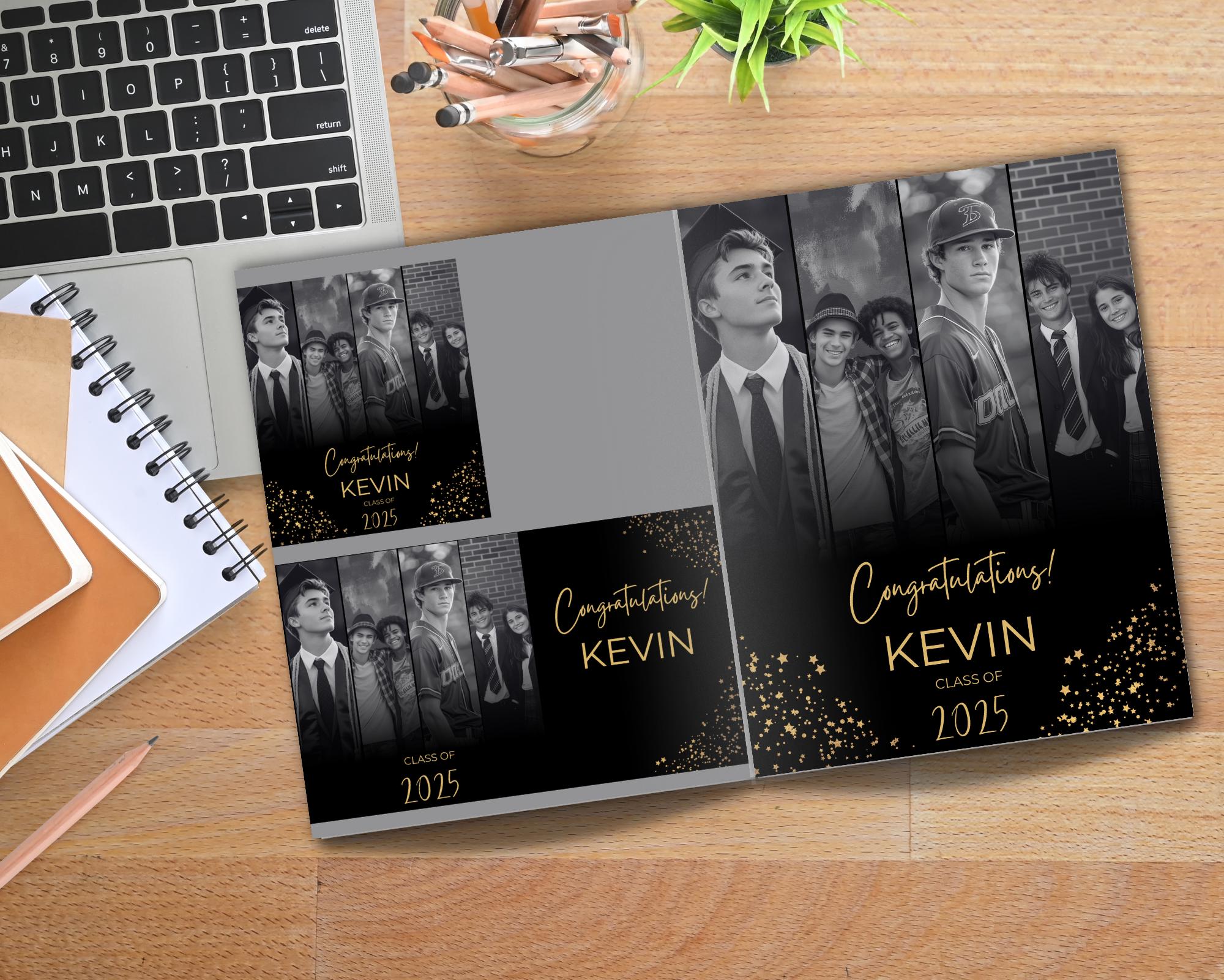 High School Yearbook Ad Canva Template. Customizable Sizes Include Full ...