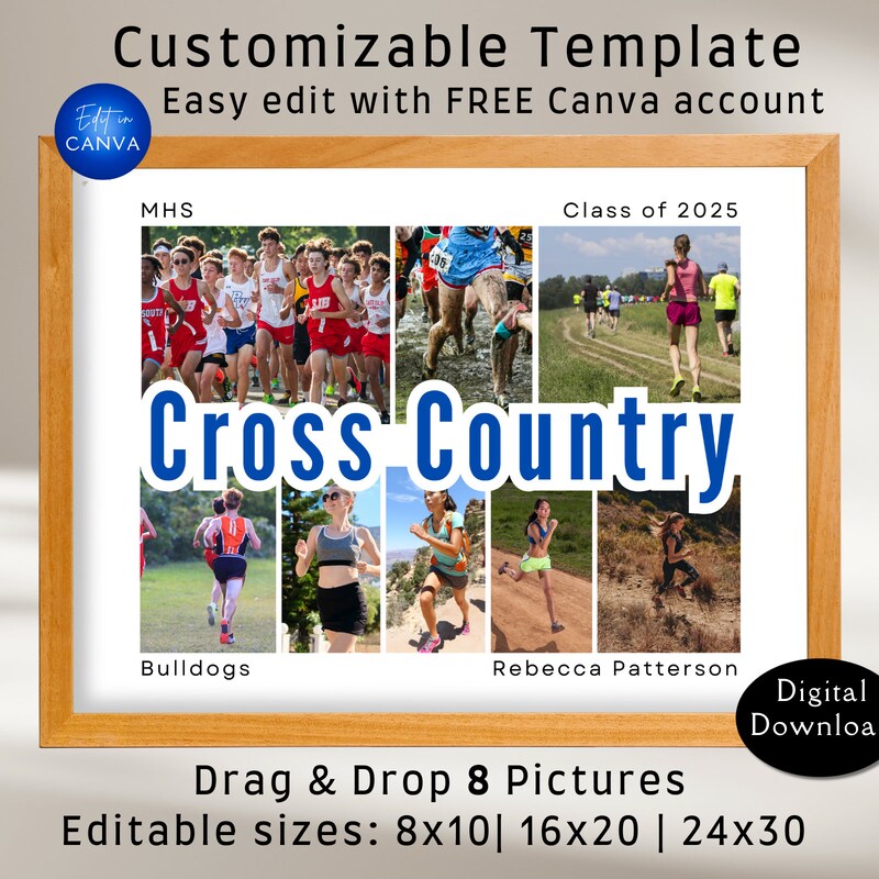 Cross Country Poster - Etsy