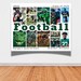 Personalized Varsity Football Collage Canva Template for High School ...
