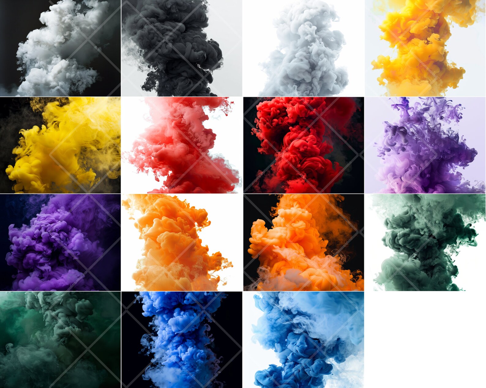 Colored Smoke Digital Backdrops. Photo, Composite Backgrounds for ...