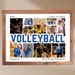 Customizable Volleyball Photo Collage Canva Template. Gift for ...