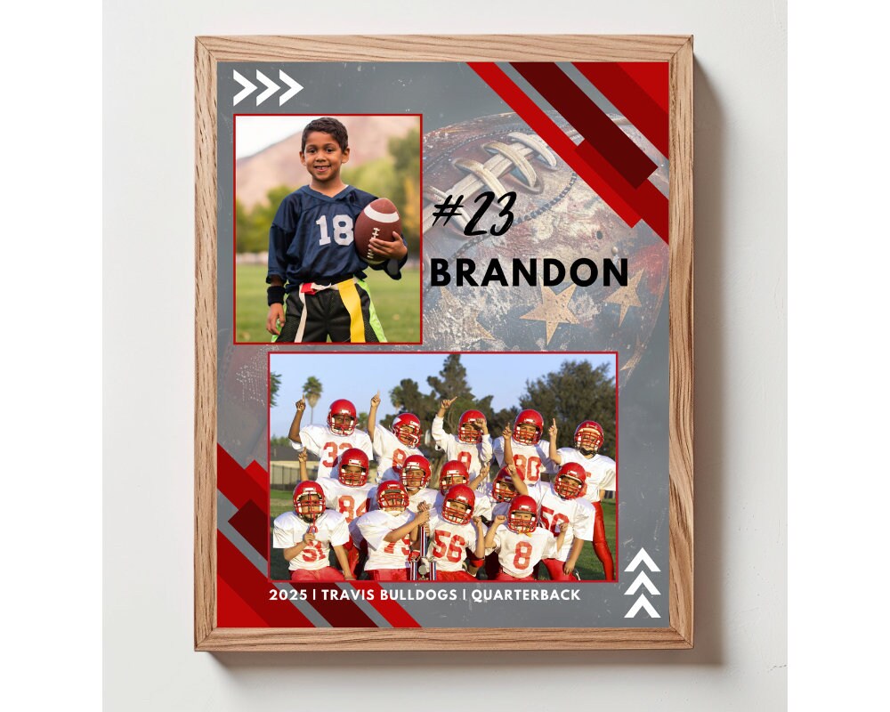 Football Memory Mate Canva Template. Customizable Football Memory Mate ...