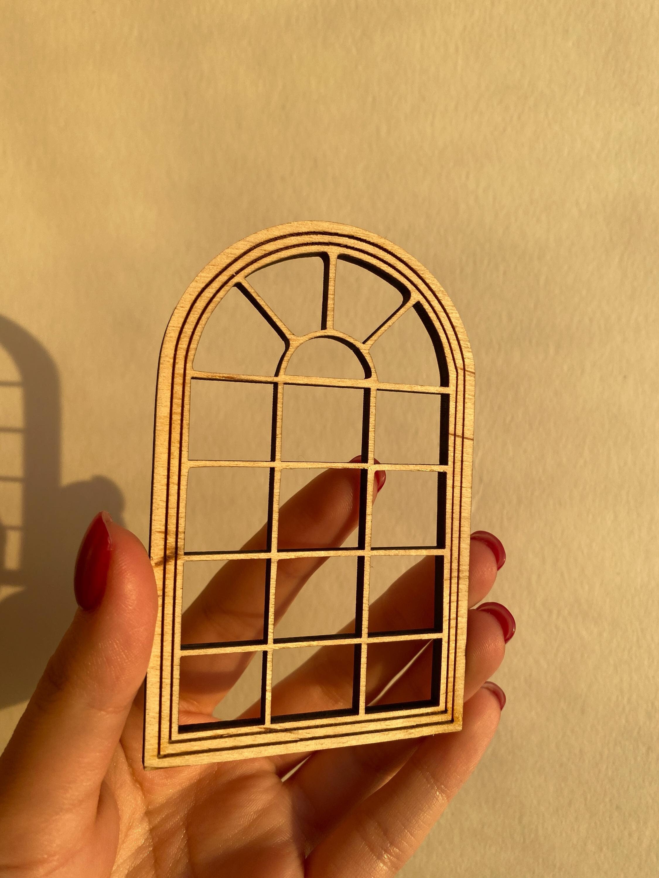 Wooden Mini Windows Modern Craft - Etsy