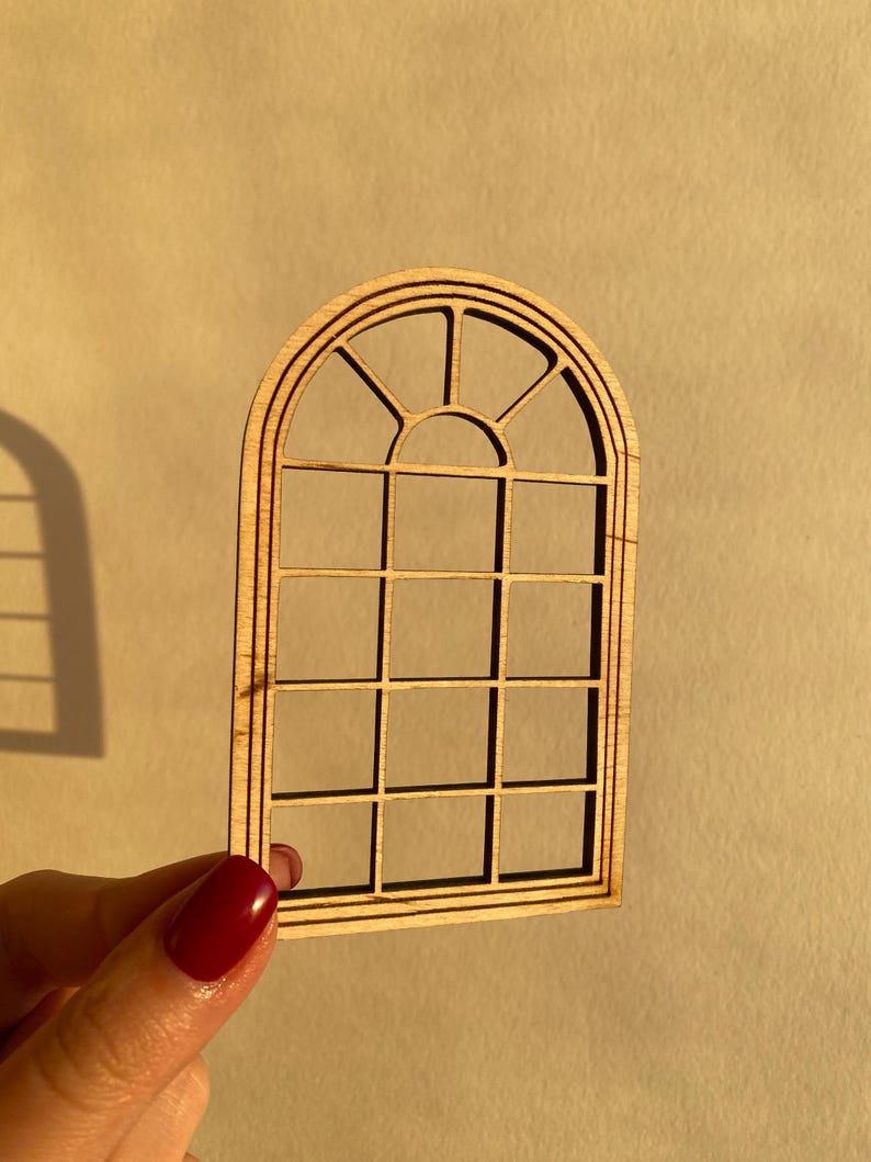 Wooden Mini Windows Modern Craft - Etsy