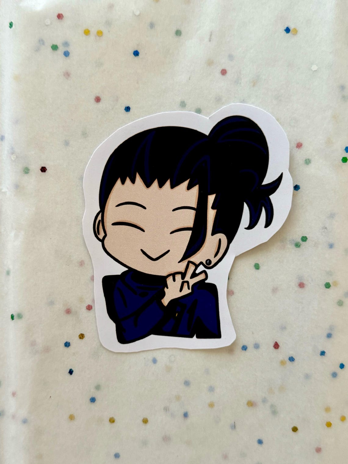 Gojo and Geto Sticker, Cute Jujutsu Kaisen Satosugu Sticker, Vinyl ...